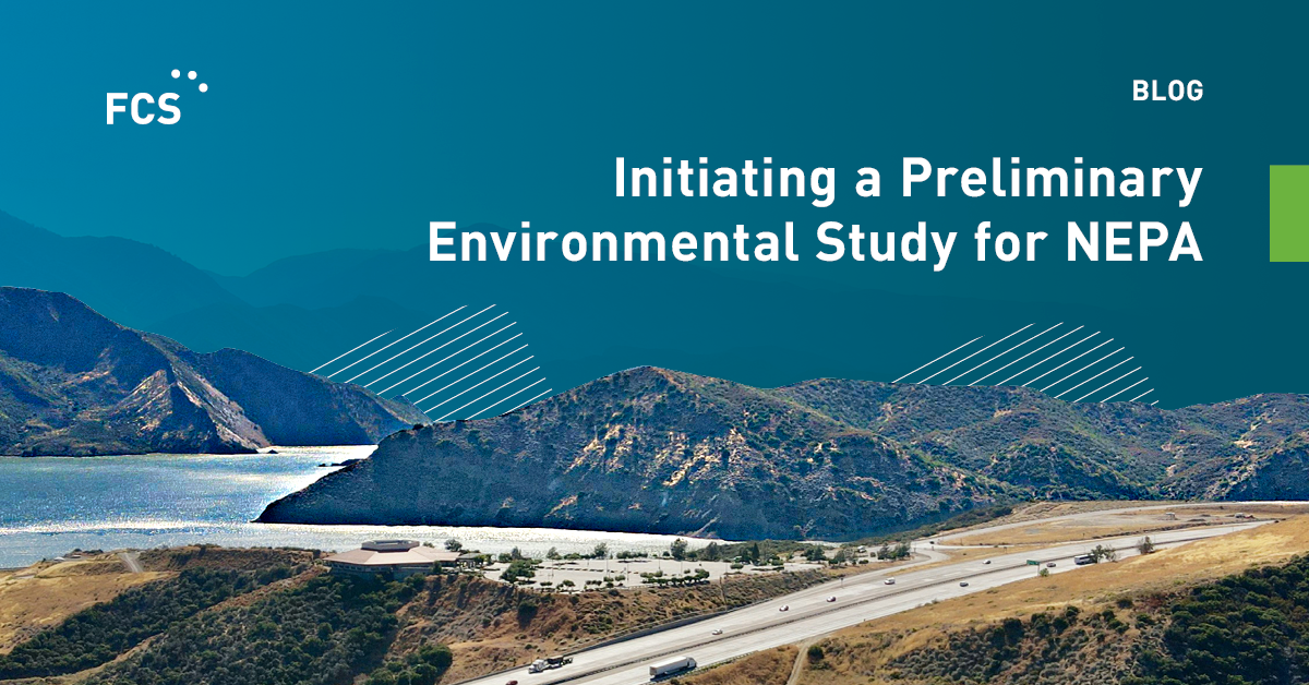 Initiating a Preliminary Environmental S - FirstCarbon Solutions