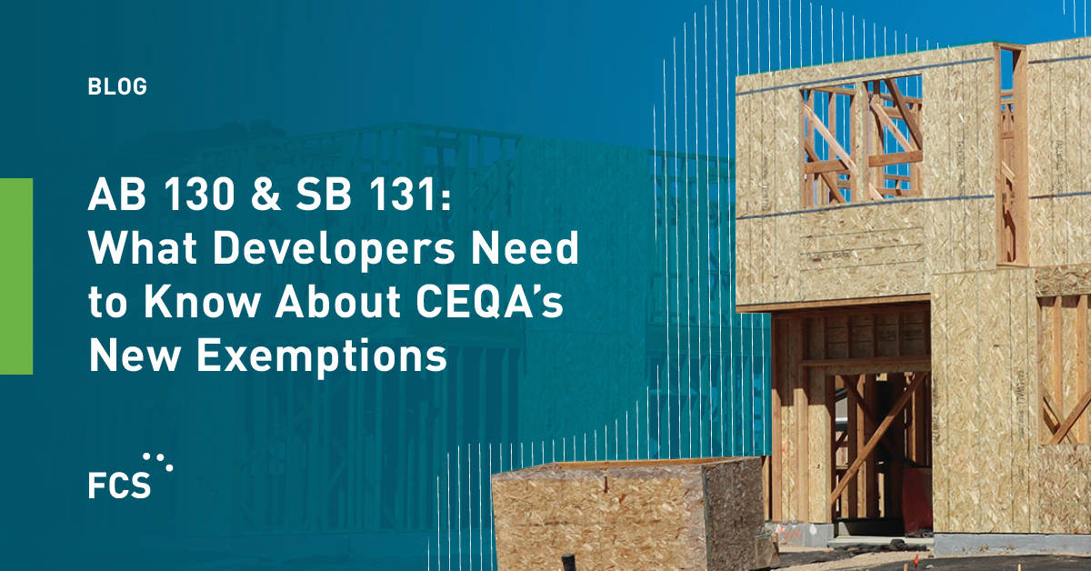 AB 130 & SB 131: What Developers Need to - FirstCarbon Solutions