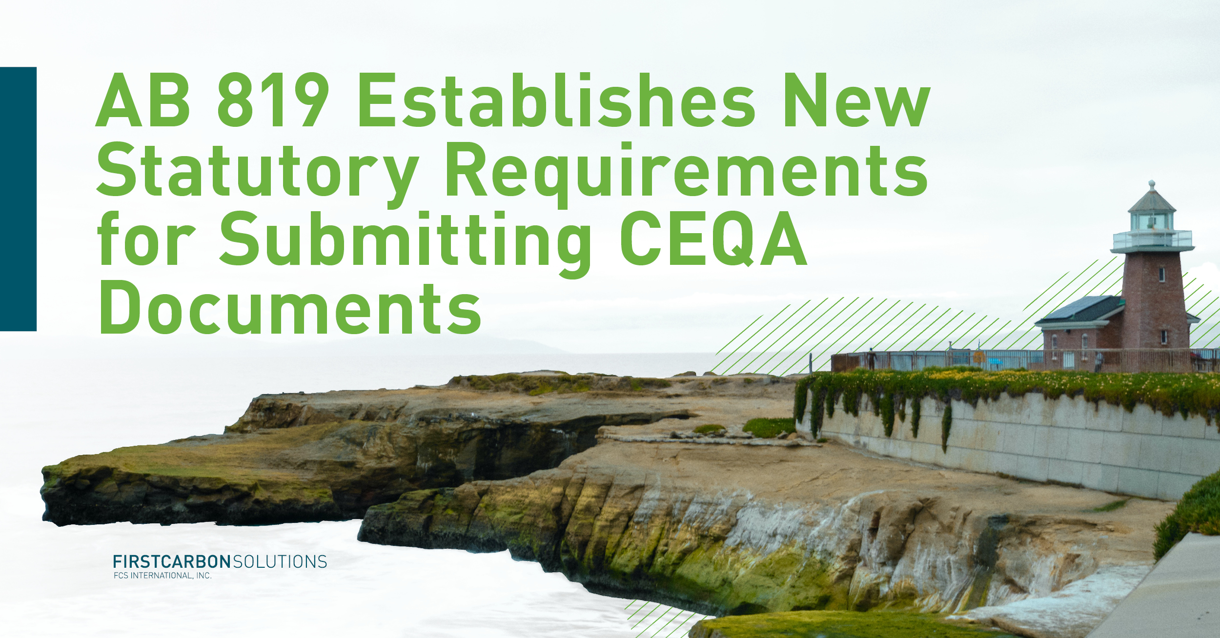 AB 819 Establishes New Statutory Require - FirstCarbon Solutions